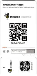 Functional Card: Freebee Wzajemnie! (Restaurants and Cafes, Poland(Freebee) Col:PL-FBEE-003.02 💳