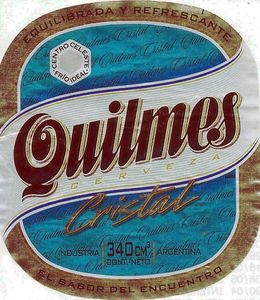 Drink Label: Quilmes Cristal (Cervecería y Maltería Quilmes S.A.I.C.A ...