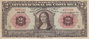 Banknote: 2 Colones (Costa Rica(1916-1936 "Series B" Issue) Wor:P-167a.7