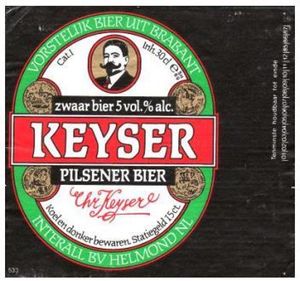 Drink Label: Keyser (Bavaria Lieshout Holland, NetherlandsCol:NL-BEER ...
