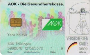 Functional Card: AOK - Die Gesundheitskasse (Insurance, Germany ...
