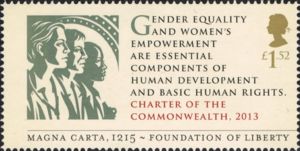 Stamp: Charter of the Commonwealth, 2013 (United Kingdom of Great ...
