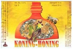 Drink Label: Koning-Honing (SNAB, NetherlandsCol:NL-BEER-001716