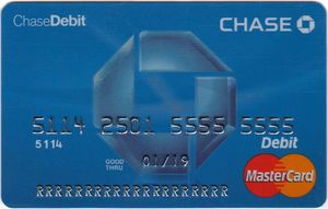Bank Card: MasterCard Debit (Chase, United States of AmericaCol:US-MC ...