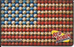 Gift Card: Baseball Flag - Logo Type 1 (Red Robin, United States of ...