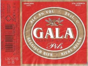 Drink Label: Gala Pils (Haacht, BelgiumCol:BE-BEER-001856