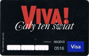 Bank Card: Viva (Bank Zachodni WBK, PolandCol:PL-VI-0108 💳