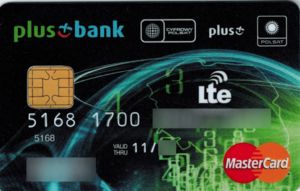 Bank Card: Plus Bank Lte (Plus Bank, PolandCol:PL-MC-0081.01