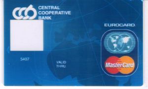 Bank Card: Central Cooperative Bank MasterCard Globe (Central ...