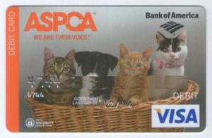 Bank Card: ASPCA - Bank of America (Bank of America, United States of ...