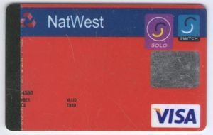 Bank Card: NatWest (National Westminster Bank, United Kingdom of Great ...