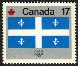 Stamp: Quebec (Canada(Canada Day - Flags) Mi:CA 732,Sn:CA 822,Yt:CA ...