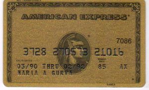 Bank Card: American Express (American Express, United States of America ...