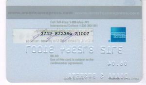 Bank Card: American Express (American Express, United States of America ...