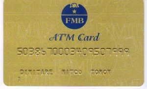 Bank Card: ATM Card FMB (Farmers & Merchants Bank, United States of ...