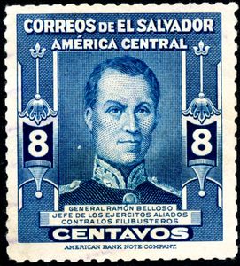 Stamp: General Ramon Belloso (El Salvador(Personalities) Mi:SV 627,Sn ...