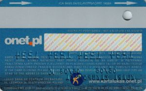 Bank Card: Onet.pl (Lukas Bank, PolandCol:PL-MC-0091 💳
