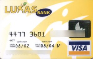 Tarjeta de Banco: Lukas Bank (Lukas Bank, PoloniaCol:PL-VI-0114 💳