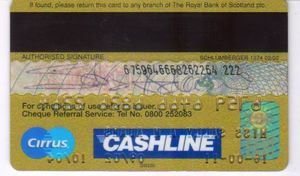 Bank Card: The Royal Bank of Scotland - Highline (Royal Bank of ...