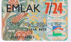 Bank Card: Emlak 7/24 (Emlak Bankası, Türkiye (Turkey)Col:TR-GM-0028