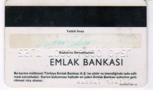 Bank Card: Emlak 7/24 (Emlak Bankası, Türkiye (Turkey)Col:TR-GM-0028