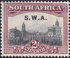 Stamp: Union Buildings, Pretoria - English Inscribed (South-West Africa ...