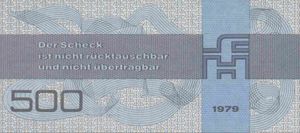 Banknote: 500 Mark (Germany, Democratic Republic (DDR)(Foreign Exchange ...