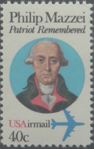 Stamp: Philip Mazzei (1730-1816) (United States of America(250th Birth ...