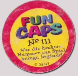 Іграшка зі сніданків: Donald Duck, cap 111 (Flippo's/Pogs/Tazos ...