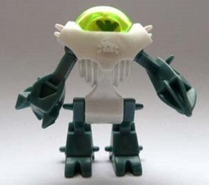 Juguete de comida: Robot light grey body, dark gray.Group Head of death ...