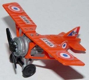 Meal Toy: Orange/grey plane, orange wings: Morane Saulinier AL 1917 ...