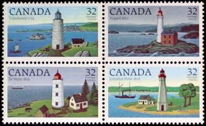 Stamp: Canadian Lighthouses (Canada(Canadian Lighthouses (1st series ...