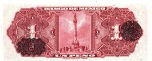 Banknote: 1 Peso (Mexico) (1946-1978 Issue) Wor:P-46a.3