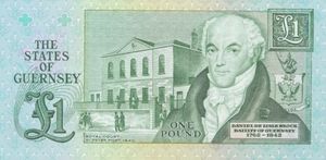 Banknote: 1 Pound (Guernsey(1980 ND "Large Size" Issue) Wor:P-48b 💴