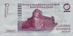 Banknote: 10 Gourdes (Haiti(1999-2016 Issue) Wor:P-272a