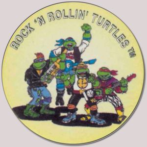 Meal Toy: Rock 'n Rollin' Turtles (Flippo's/Pogs/Tazos, France(Tortues ...