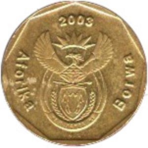 Coin: 20 Cents (Aforika Borwa - Twana legend) (South Africa(1994~Today ...