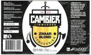 Drink Label: Cambier (De Kroon Op Leeuwarden, NetherlandsCol:NL-BEER-001921
