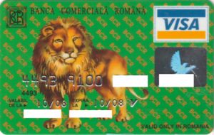 Bank Card: Lion (Banca Comerciala Romana, RomaniaCol:RO-VI-0019.01