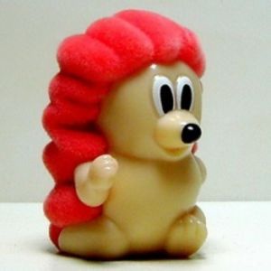 Meal Toy: Red Hedgehog (Kinder Surprise, Worldwide) (Kinder - Hedgehogs ...