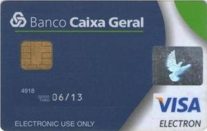 Bank Card: Banco Caixa Geral (Banco Caixa Geral, Spain) Col:ES-VE-0283.02