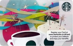 Gift Card: Celebration (Starbucks, Indonesia(Starbucks) Col:ID-S-6106 ...