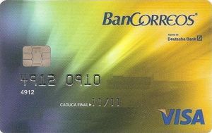Bank Card: BanCorreos (Deutsche Bank, SpainCol:ES-VI-0501