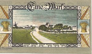 Banknote: 1 Mark (German Notgeld(Hoyer) GrM:633.3-3/3