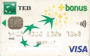 Bank Card: TEB Bonus (Turk Ekonomi Bankasi, Türkiye (Turkey)Col:TR-VI-0131