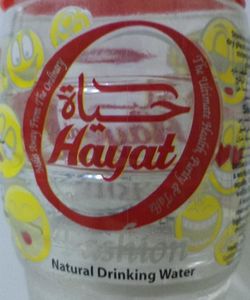 Drink Label: Hayat Fashion .5 L (Hayat Co., EgyptCol:EG-WATER-000048