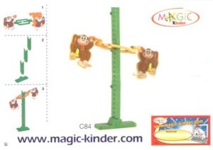 Meal Toy: Monkeys on ladder (Kinder Surprise, Worldwide(Kinder ...