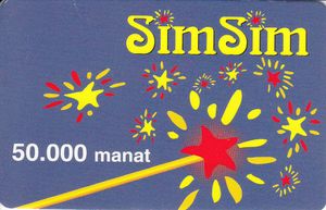 Phonecard: Sim Sim - Star (Mobile Azerbaijan, Azerbaijan(Azercell ...