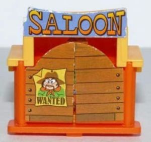 Meal Toy: Saloon and Cowboy (Kinder Surprise, Worldwide(Kinder - Castle ...