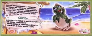 Meal Toy: Colombo (Kinder Surprise, Italy) (Kinder - Tartallegre) Col:TR175